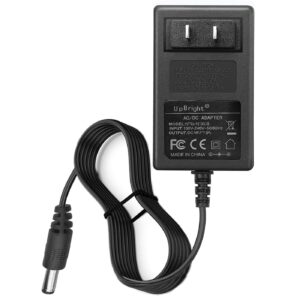 upbright 12v ac/dc adapter compatible with aerogarden harvest elite slim 360 100690-blk 100691 100692-blk 100693-ppl 100694-blk 100695-ppl indoor garden led grow light 12vdc 2.5a 6wwpc01 power supply