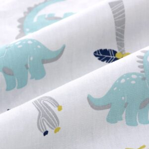 Baby Blanket for Boys Girls Soft Micro Fleece Kids Baby Blanket Throw Blanket with Dotted Backing Shower Gifts 40x30 Inches (Dinosaur)