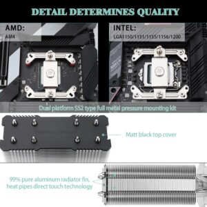 Thermalright Assassin X 120 R SE CPU Air Cooler, AX120 R SE, 4 Heat Pipes, TL-C12C PWM Quiet Fan CPU Cooler with S-FDB Bearing, for AMD AM4/AM5 Intel 1700/1150/1151/1200, LGA1700