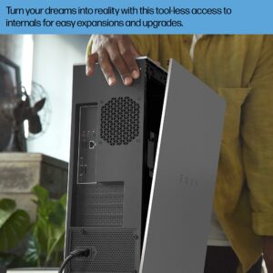 HP Envy Desktop PC, NVIDIA GeForce RTX 3070 Ti, 12th Gen Intel Core i7-12700, 16 GB SDRAM, 1 TB SSD, Windows 11 Home, Wi-Fi 6 & Bluetooth, 10 USB Ports, Pre-Built PC Tower (TE02-0030, 2022)