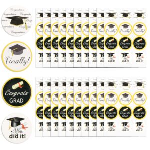 240 pcs graduation stickers,2023 graduation cap stickers,self-adhesive grad labels stickers for college graduation hat party envelopes decor scrapbooking supplies (240 pcs)