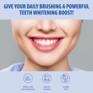 Power Swabs Bright Gel | Gentle Teeth Whitening Gel | Easy Treatment for Whiter Teeth | Dentist Formulated Teeth Whitener and Stain Remover | Professional Teeth Whitening and Brightening Gel