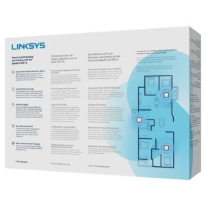 Linksys MX5502 Atlas Pro 6 Wi-Fi 6 Dual-Band Mesh System (2 Pack)