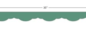 Teacher Created Resources Eucalyptus Green Fancy Scallops Border Trim (TCR9136)