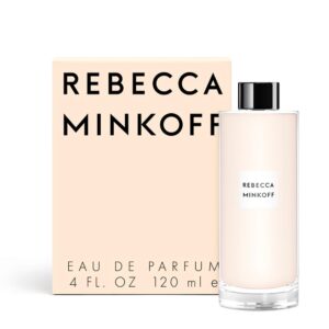 rebecca minkoff - fragrance for women - top notes of italian bergamot and black currant - flowery heart notes of jasmine - base notes of tonka bean - 4.2 oz edp spray refill