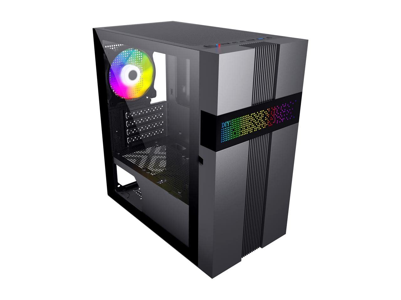 Diypc ARGB-Q8-BK Case Diypc Argb-q8-bk R