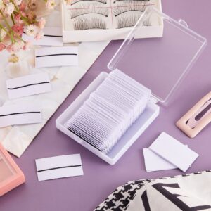 100 Pieces Self Adhesive Lash Strips Eyelash Glue for False Lashes Adhesives Fake Eyelashes Glue for Women Girls Makeup Eyelash Extension