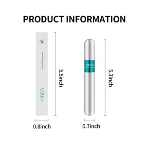 2 Pack 2 in 1 Mascara 5x Longer Waterproof Lash Cosmetics Natural Lengthening and Thickening Effect No Clumping Superstrong Magic 4d Silk Fiber For Vibely Mascara Makeup (2 Pack)