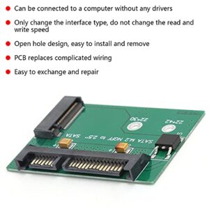 Yoidesu PCB Adapter Card, Support Converting 22x42mm M.2 NGFF SSD into 2.5in Sata3 Board SSD Converter Computer Hard Drive Accessories