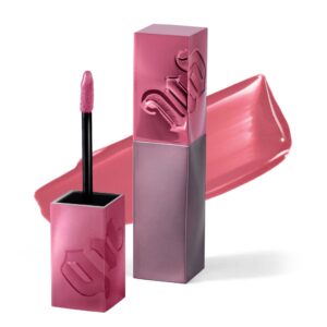 urban decay vice lip bond glossy longwear liquid lipstick (cuffed up - light bubblegum pink), transfer-proof, smudge-proof, bold longwear shades up to 16hr wear, vegan, cruelty-free - 0.14 fl oz