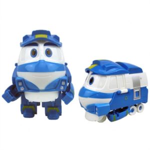 zyyyww 4pcs /set trains toys,kay/alf/duck/selly deformation robot toys for little toys(5 options) (color : kay)