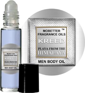 mobetter fragrance oils kreed playa from the himalaya men cologne body oil 1/3 oz roll on