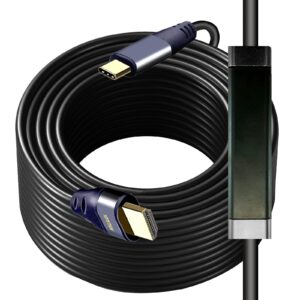 usb c to hdmi cable 25ft with ic, 4k@60hz type-c to hdmi for macbook pro/air, imac, galaxy s20 s10 s9 s8, surface, dell, hp, macbook pro, macbook air, ipad pro, pixelbook, xps, galaxy, and more