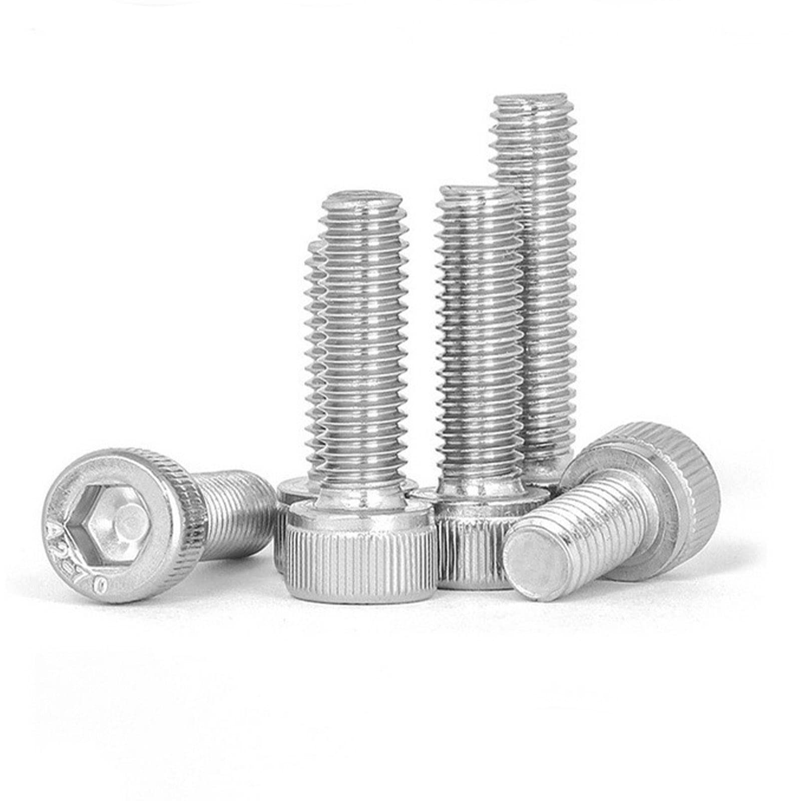 1/4"-20 × 1" Socket Head Cap Screw, Allen Socket Drive, Stainless Steel 18-8 (304), 50Pcs-Pack