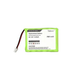 takoci 7.2v battery 300-06868 compatible with honeywell tss keypad, 8dllkp500, 8dltsscbase1, 8dlwltp100, wltp100 lkp500 lyric smart peripheral wireless keypad touchpad adt