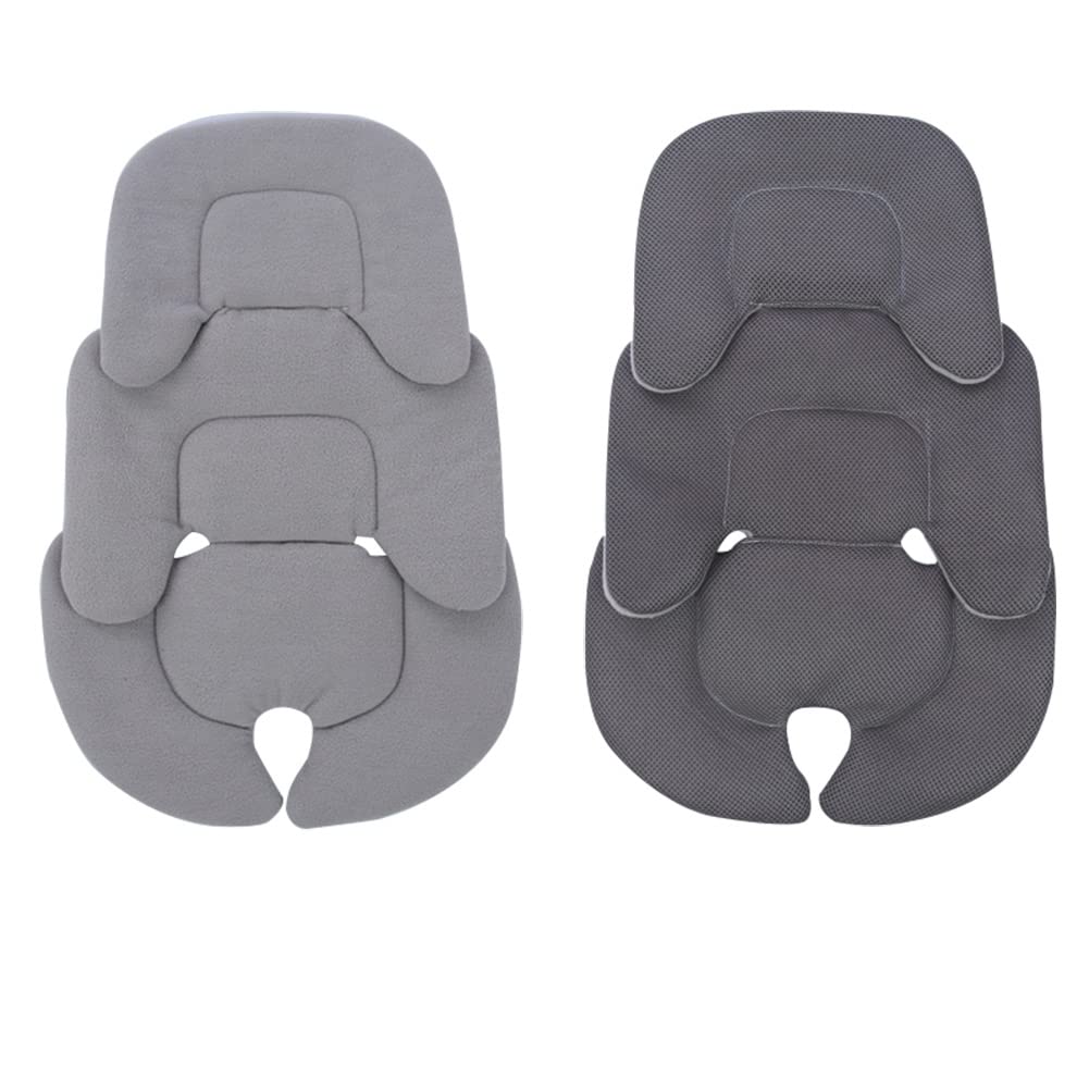 Pram Liner Universal Seat Liner Seat Cushion for Pushchair Stroller Baby Highchair Car Seat Insert Pad Soft Cosy Infant Newborn Reversible for Buggy Bassinet