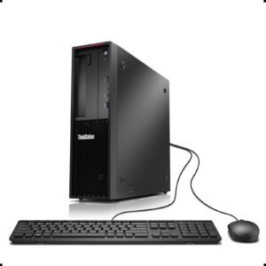 lenovo thinkstation p310 sff high performance business desktop computer, intel core i3-6100 3.7ghz, 32g ddr4, 2t hdd, wifi, bt, 4k support, dp, vga, win 10 pro 64 english/spanish/french(renewed)