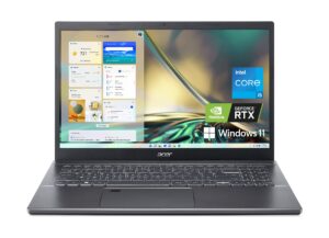 acer aspire 5 a515-57g-58r7 slim laptop | 15.6" full hd ips | intel core i5-1240p | nvidia geforce rtx 2050 | 8gb ddr4 | 512gb ssd | wi-fi 6 | thunderbolt 4 | fingerprint reader | backlit kb | win 11