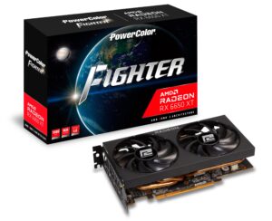 powercolor fighter amd radeon rx 6650 xt graphics card with 8gb gddr6 memory