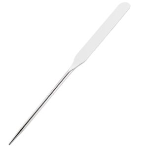 meriglare stainless steel makeup s for professional, beginner 161mm long facial mixing stick (silver) fine workmanship stylish durable