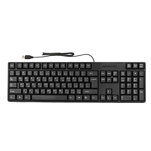 Gaming Keyboard, Practical and Comfortable Arabic Keyboard for Laptop