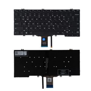 sunmall replacement keyboard compatible with dell latitude e7300 e5300 5300 7300 with backlit no frame