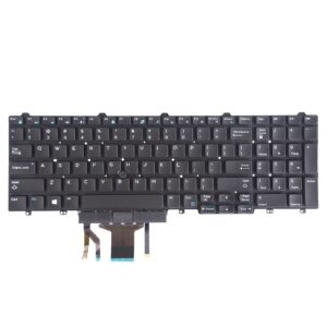 SUNMALL Replacement Keyboard with Backlit and Trackpoint Compatible with Dell Latitude E5550 E5570 E5580 E5590 E5591 5550 5570 5580 5590 5591,Precision 3510 3520 7510 7520 7710 7720