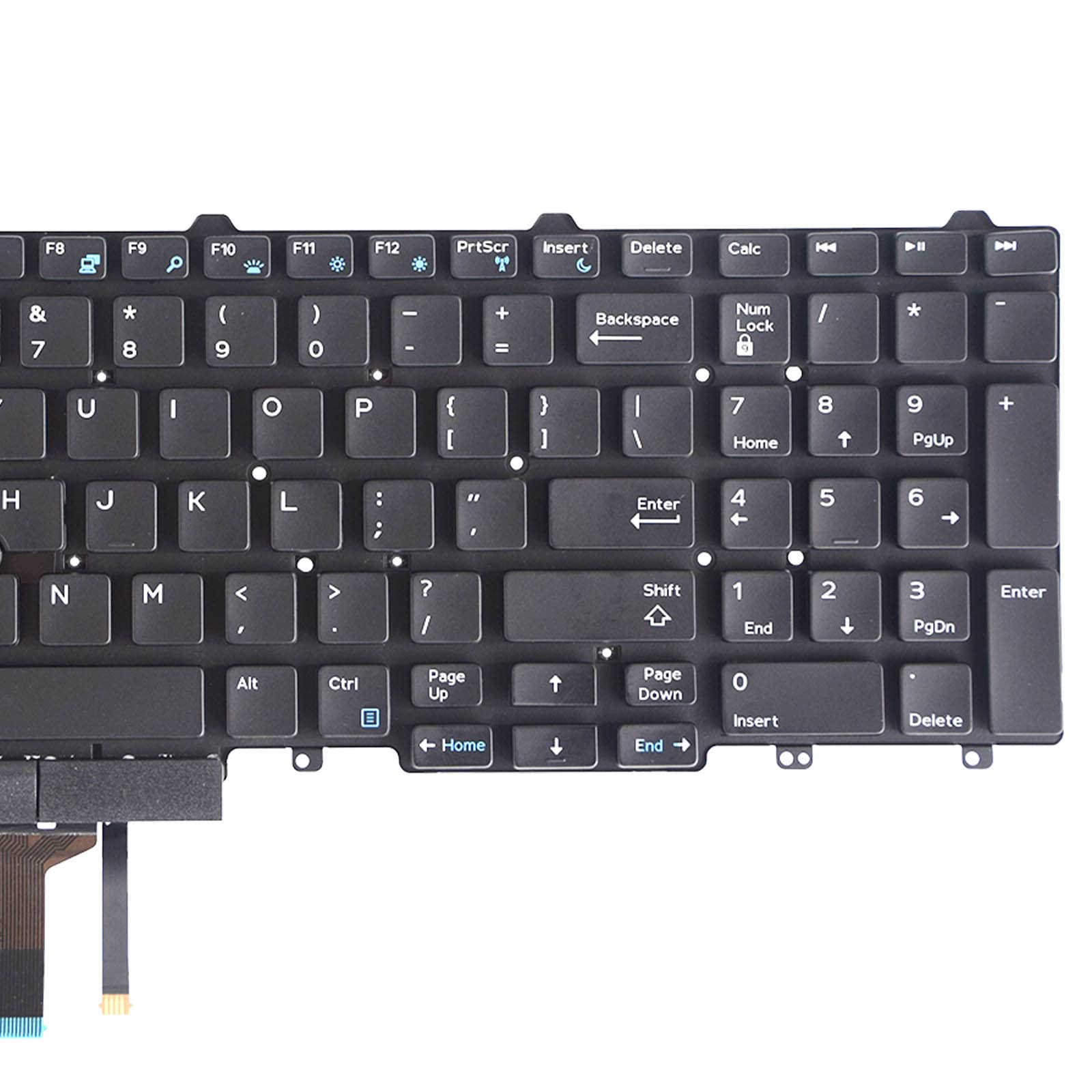 SUNMALL Replacement Keyboard with Backlit and Trackpoint Compatible with Dell Latitude E5550 E5570 E5580 E5590 E5591 5550 5570 5580 5590 5591,Precision 3510 3520 7510 7520 7710 7720