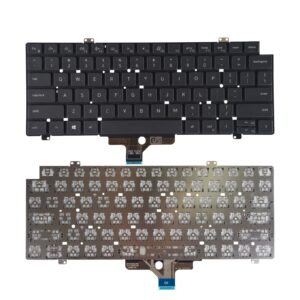 sunmall replacement keyboard compatible with dell latitude 5420 5421 5430 7420 7520 2021 series laptop without backlit