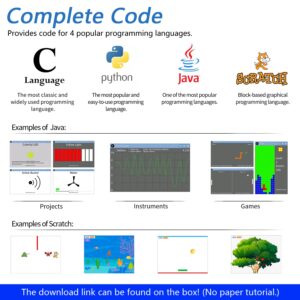 FREENOVE Complete Starter Kit for Raspberry Pi 5 4 B 3 B+ 400, Python C Java Scratch Code, 708-Page Tutorial, 138 Projects, 386 Items, Camera Speaker Sound Sensor (Raspberry Pi NOT Included)