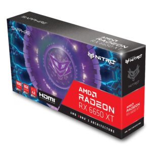 Sapphire 11319-01-20G Nitro+ AMD Radeon RX 6650 XT Gaming Graphics Card with 8GB GDDR6, AMD RDNA 2