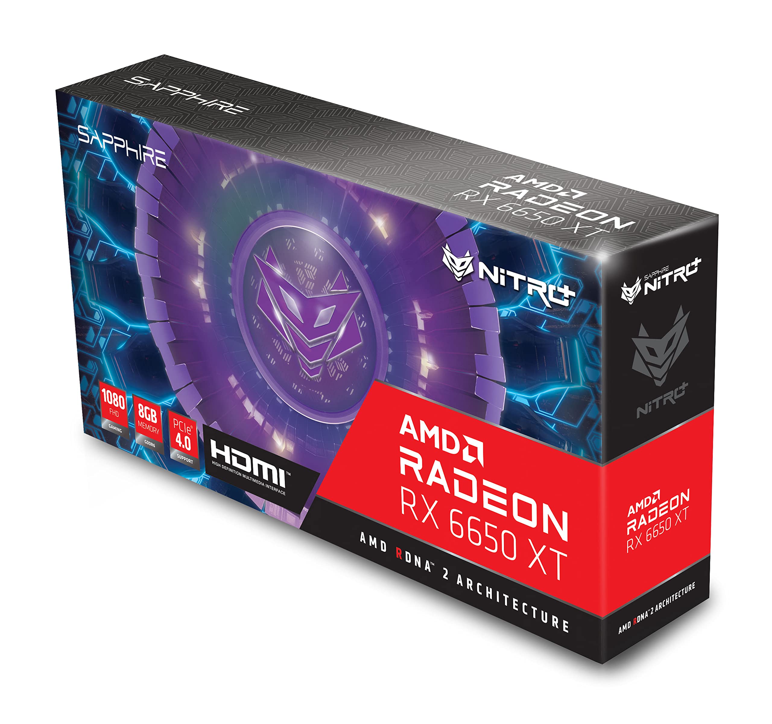 Sapphire 11319-01-20G Nitro+ AMD Radeon RX 6650 XT Gaming Graphics Card with 8GB GDDR6, AMD RDNA 2