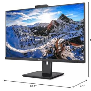 PHILIPS 329P1H 32" Class Webcam 4K UHD LCD Monitor - 16:9 - Textured Black