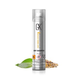 gk hair global keratin waterless dry shampoo (7 fl oz/332ml) no residue spray for fine, oily and all hair types - removes flaking, dandruff and excess oil - sulfate paraben free - for women and men