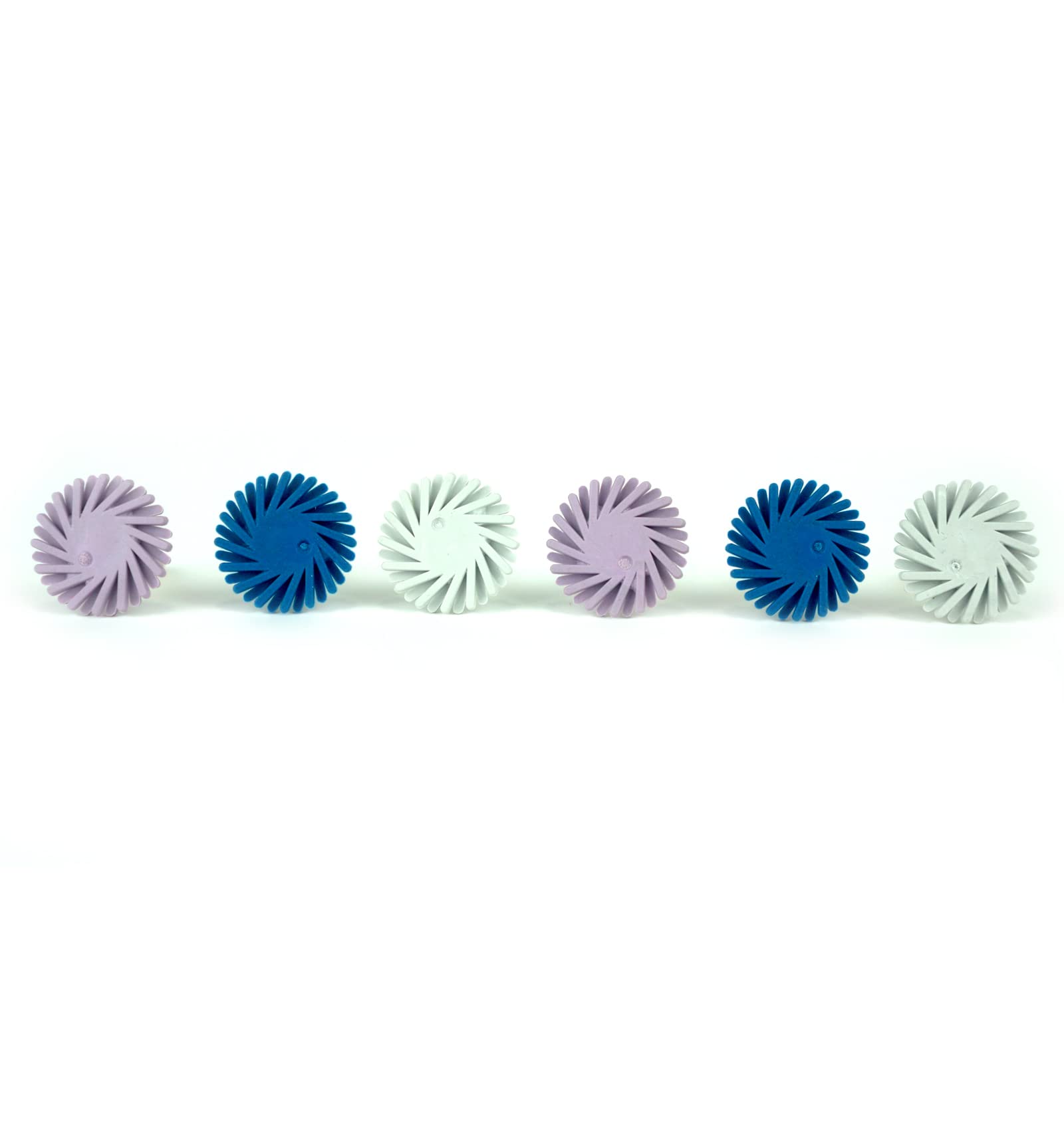 Dental Composite Resin Polishing Disc Polishe Wheels Brush Rubber Disc Kit Spiral Tooth Polisher Diamond System 6PCS