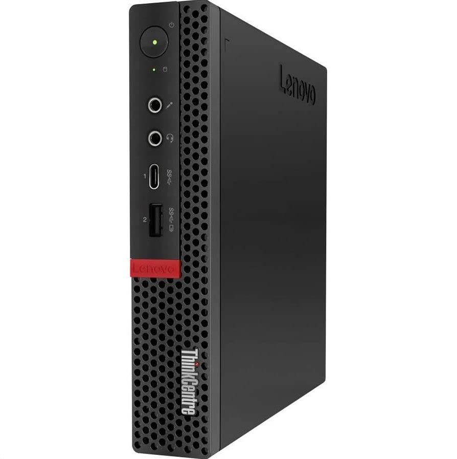 Lenovo ThinkCentre M720q Tiny Desktop Intel i7-9700T up to 4.30GHz 32GB DDR4 New 1TB NVMe SSD Built-in AX210 Wi-Fi 6E BT Dual Monitor Support Wireless Keyboard and Mouse Win11 Pro (Renewed)