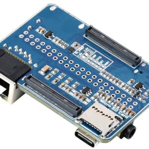 Nano Base Board (B) for Compute Module 4 Lite/eMMC,with Raspberry Pi 40PIN GPIO Header,Gigabit Ethernet RJ45,MIPI CSI-2 Port Connector 3.5mm Jack Audio