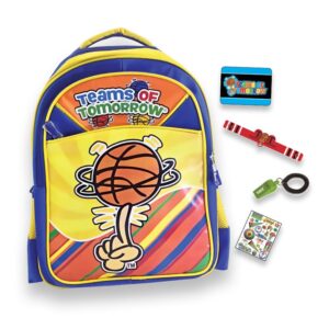 teams of tomorrow tot backpack with tot goodies!