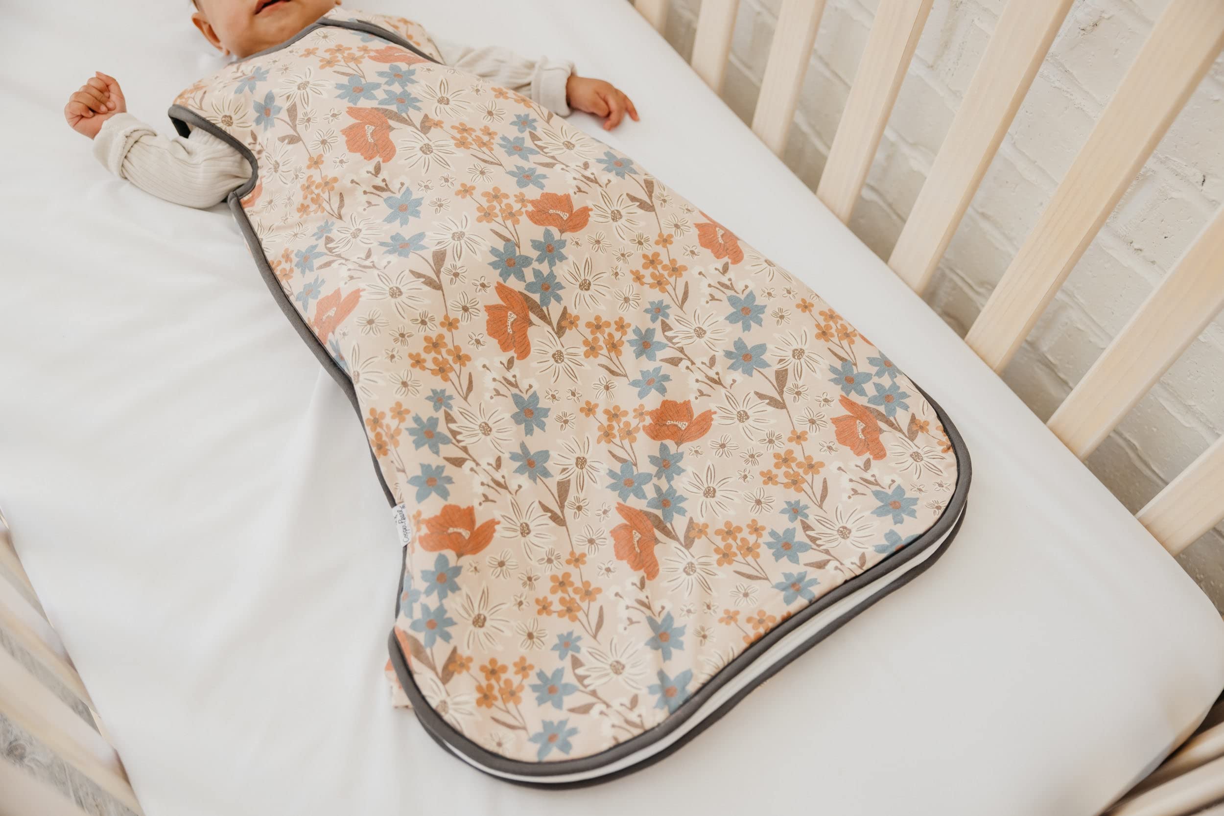 Copper Pearl Sleep Sack: Warm and Cozy Baby Bag in a Variety of Trendy Designs, Safe Alternative to Blankets, Sleeveless Baby Sleep Sack Swaddle Sizes Newborn to 24 Months - Eden