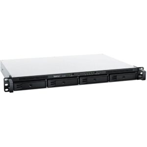 Synology 4-Bay Rackmount NAS RackStation RS422+ (Diskless),Black