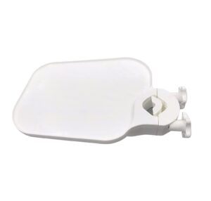 oubo adjustable white pole post mounted square utility access shelf tray us100 holders fit on any chair