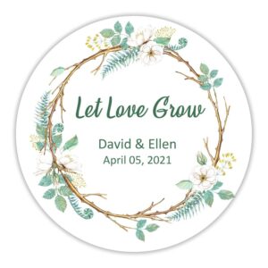 thank you for your order stickers custom name text wedding birthday baptism holiday party label sticker