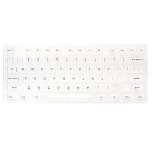 GK GAMAKAY 113 Keys Transparent PC Keycaps Set with 2.75 Shift, ASA Profile Keycaps for SN75 98% 75% Layout MX Gateron Kailh Switch Mechanical Gaming Keyboard (Amber Clear)