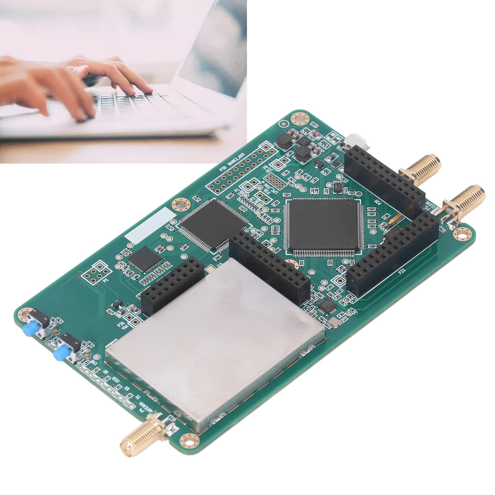 SDR Development Module, Less Interference 1MHz‑6GHz Software Radio Learning Board High Sensitivity for DIY Electronics