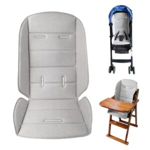 stroller pad, baby stroller pad, baby stroller cushion pad, stroller seat pad, high chair pad, with five-point seat belt hole design, soft and comfortable, the baby sits more comfortably