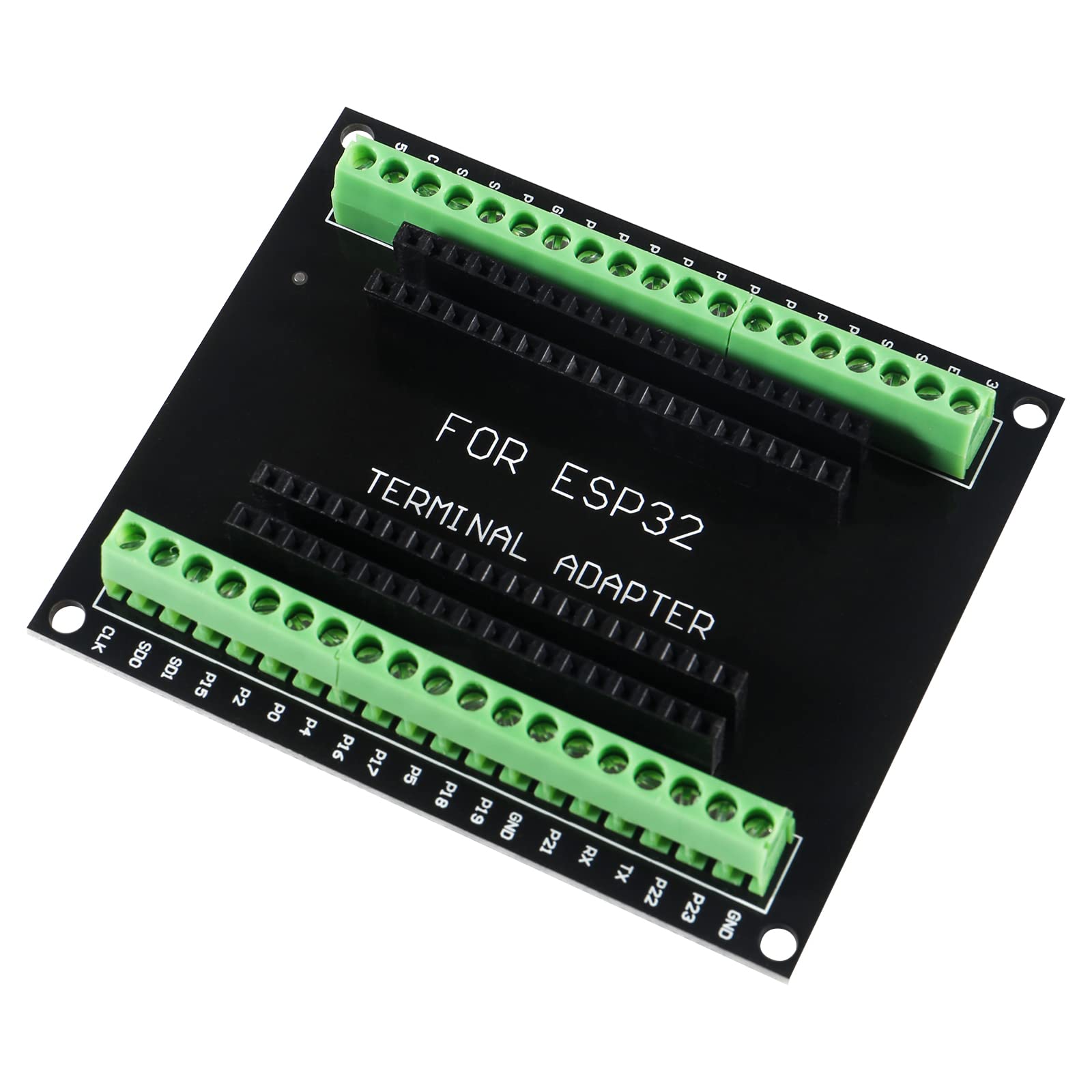 Alinan 2pcs ESP32 Breakout Board GPIO 1 into 2 Compatible with 38PIN Narrow Version ESP-WROOM-32 ESP32 Microcontroller Development Board