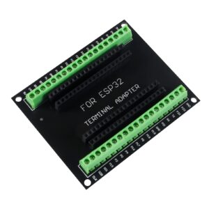 Alinan 2pcs ESP32 Breakout Board GPIO 1 into 2 Compatible with 38PIN Narrow Version ESP-WROOM-32 ESP32 Microcontroller Development Board