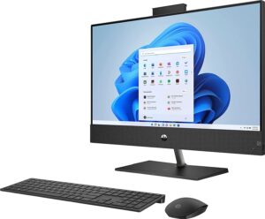 hp pavilion 24 desktop 512gb ssd 32gb ram win 11 pro (intel 11th gen processor w/six cores and turbo boost to 3.90ghz, 32 gb ram, 512 gb ssd, 24" touchscreen fullhd, win 11 pro) pc computer all-in-one