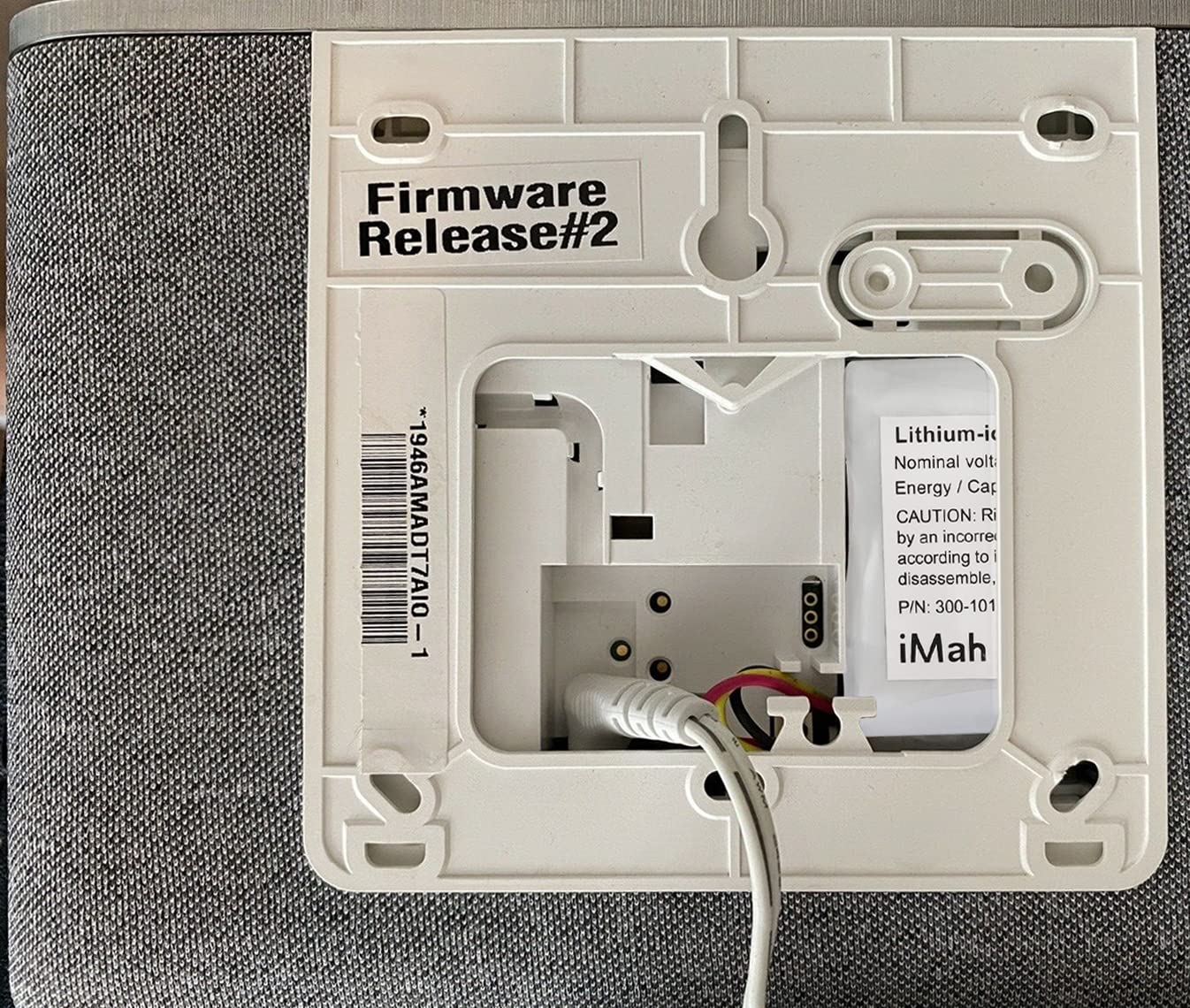 Replacement 300-10186 Lithium-ion Battery 3.6V/4.2V for ADT Command Smart Security Panel ADT5AIO-1 ADT5AIO-2 ADT5AIO-3 ADT7AIO-1 Honeywell ADT2X16AIO-1 ADT2X16AIO-2