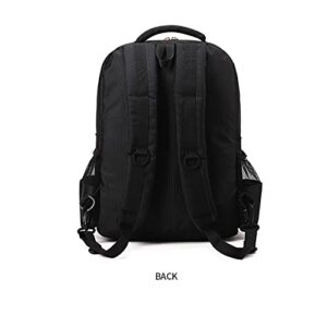 MAXPAND Portable Backpack Bag for Barbers Hairdressings Backpacks for Clippers and Supplies Barbers Organizer with USB Port Hairdresser Tool Bag, XR-2128